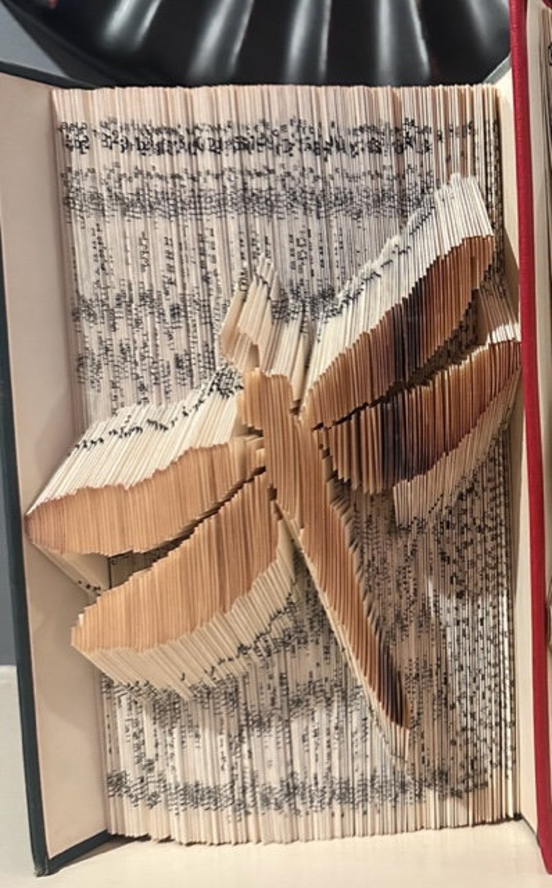 Dragonfly Measure, Mark, Cut, and Fold Book Folding Pattern - Etsy