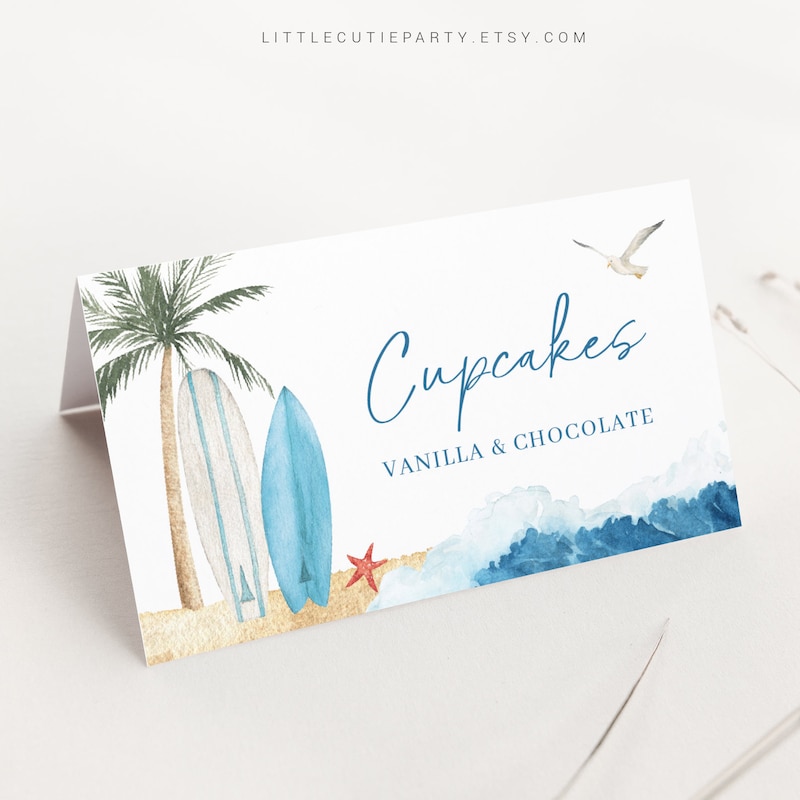 Beach Food Labels - Etsy
