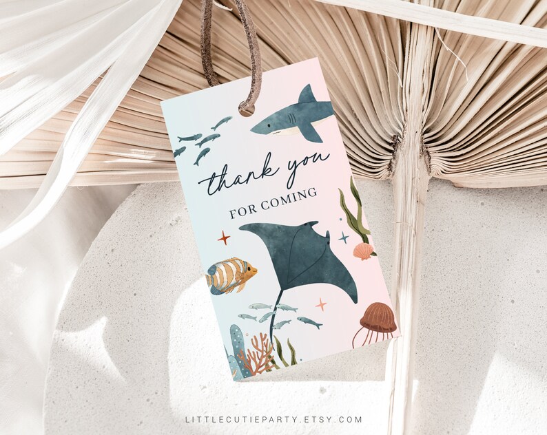 Editable Under the Sea Gender Reveal Invitation (digital) OCENGR001 - Etsy