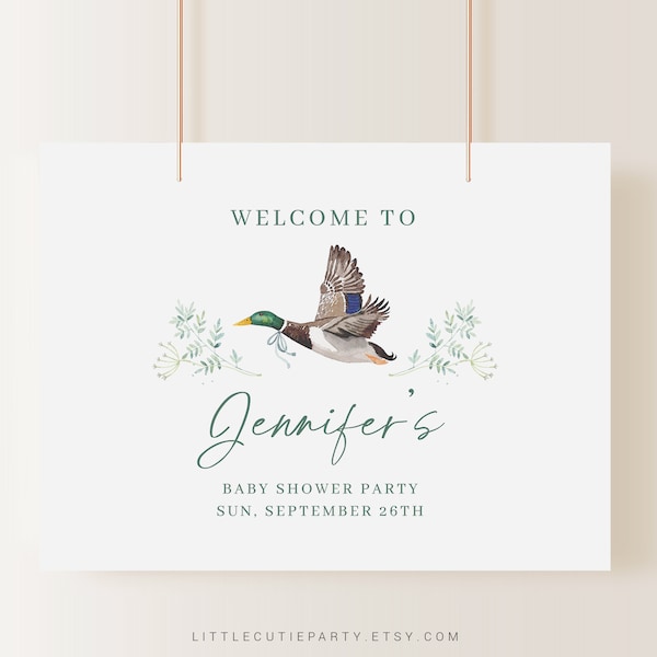 Baby Shower Duck Backdrop - Etsy