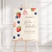 Editable Berry Sweet Baby Shower Welcome Sign, Berry Baby Shower ...