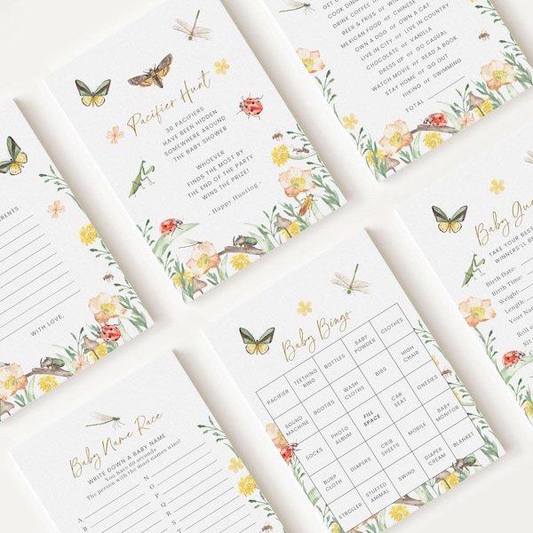 Bug Baby Shower - Etsy