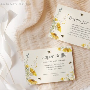 Editable Mommy to Bee Baby Shower Invitation Set (digital Download ...