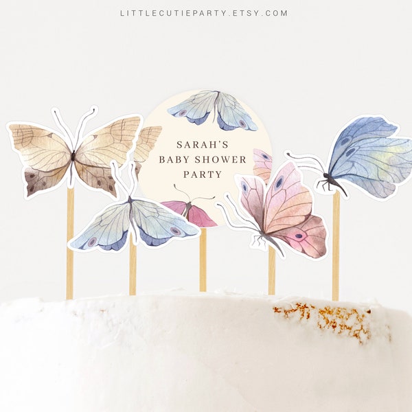 Butterfly Cake Topper - Etsy