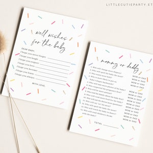 10 Editable Sprinkle Baby Shower Games, Sprinkled With Love Shower ...