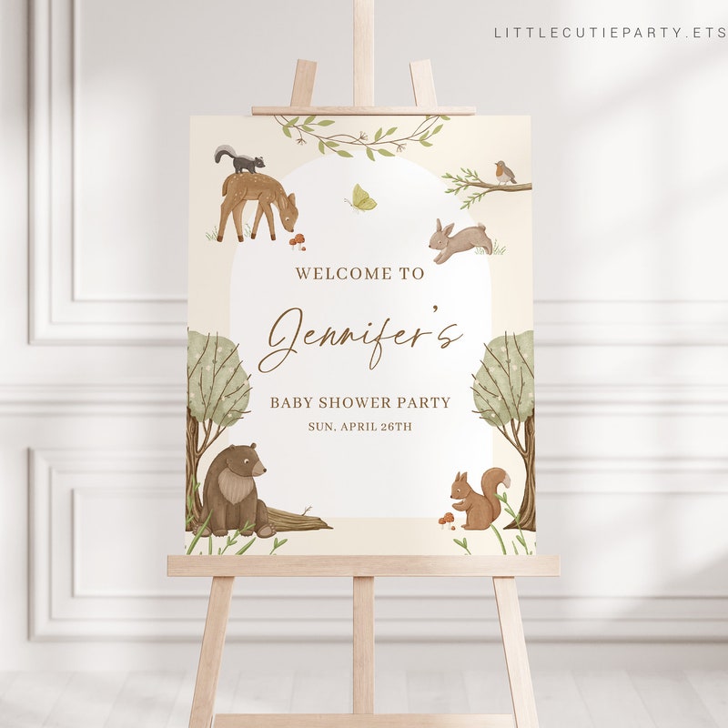 Woodland Sign - Etsy