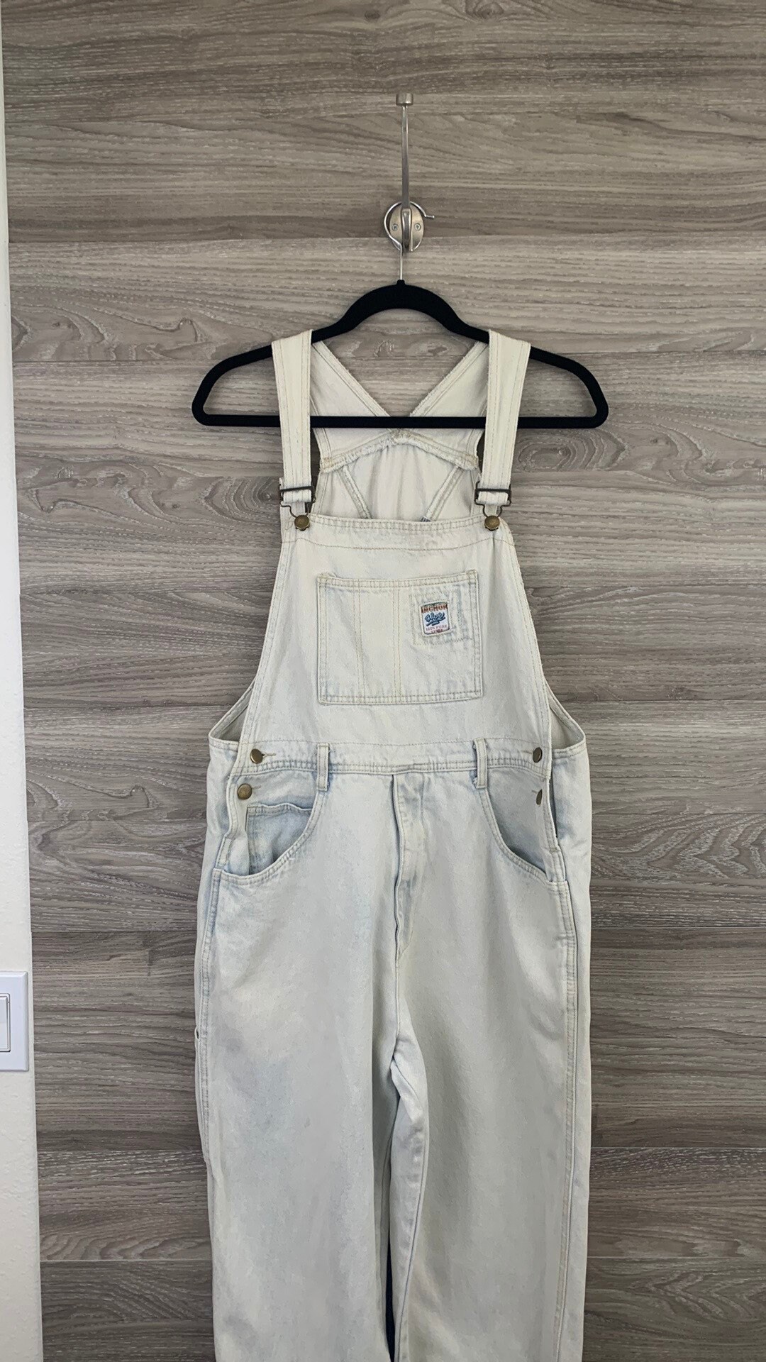 Vintage Anchor Blue Faded Light Blue Overalls Coveralls Unisex - Etsy