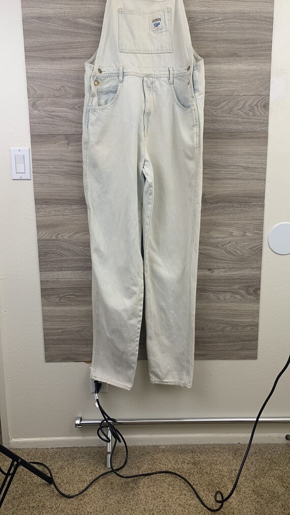 Vintage Anchor Blue faded light blue overalls coveral… - Gem