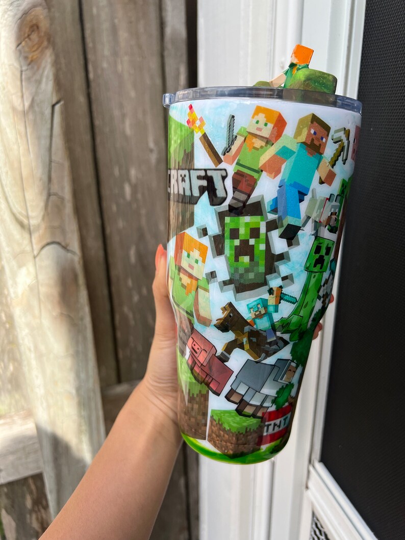 Minecraft Tumbler - Etsy