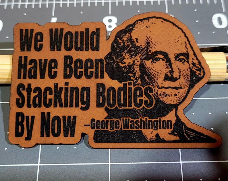 George Washington 'stacking Bodies' Laser Engraving File (lightburn) - Etsy