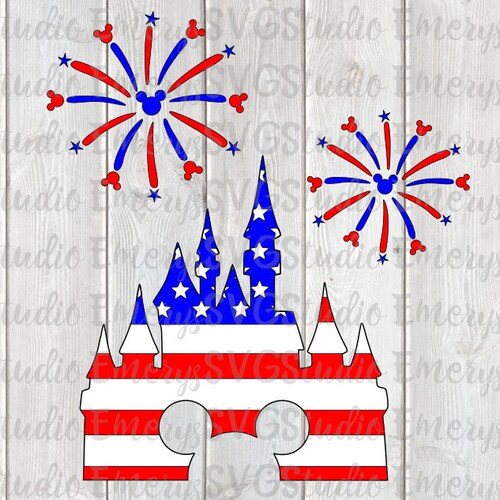 SVG DXF File for 4th of July Mickey - Etsy