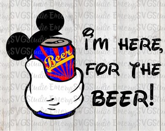 Mickey Beer Svg - Etsy