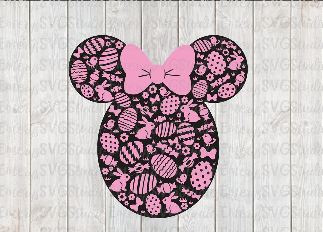 SVG JPEG PDF File for Easter Minnie - Etsy
