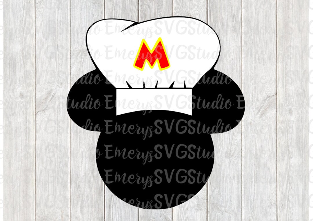 SVG DXF PNG Pdf File for Chef Mickey - Etsy