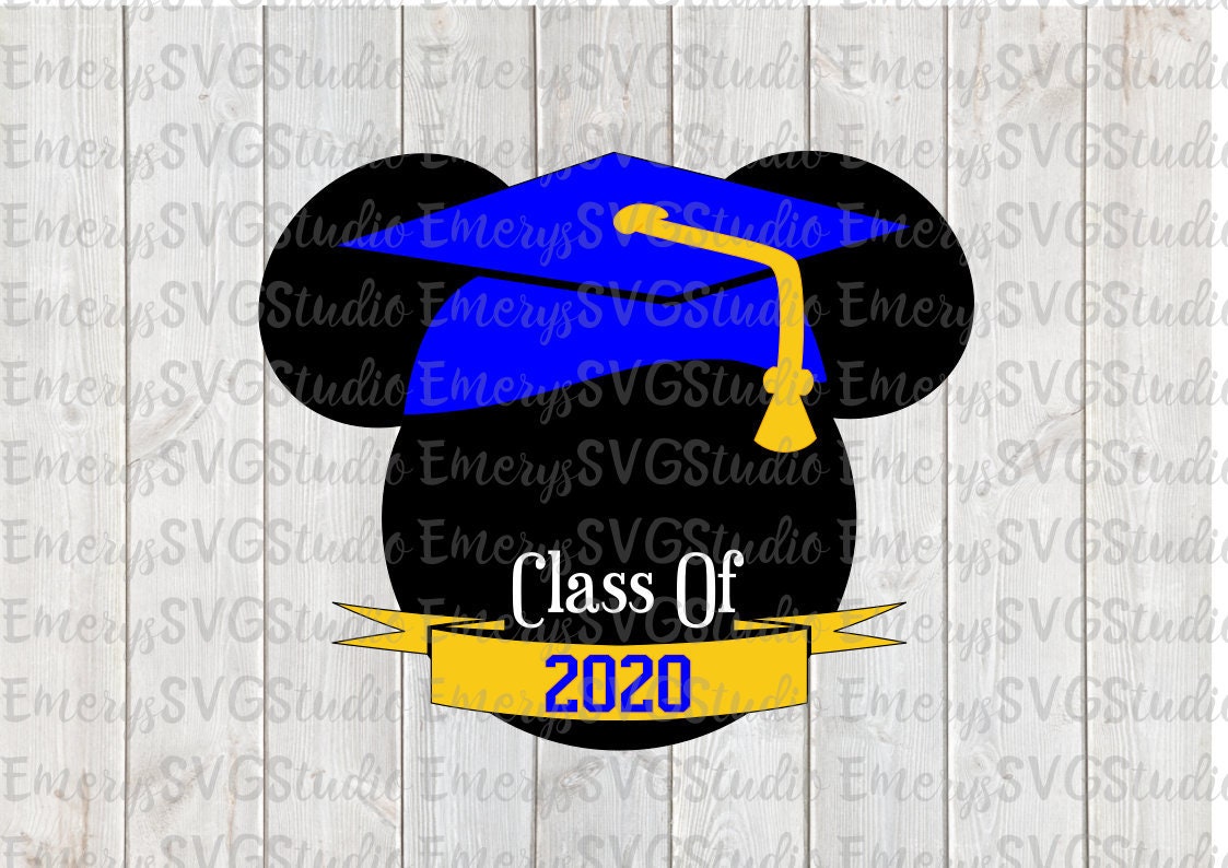 SVG DXF File for Graduation Mickey Class of 2020 - Etsy