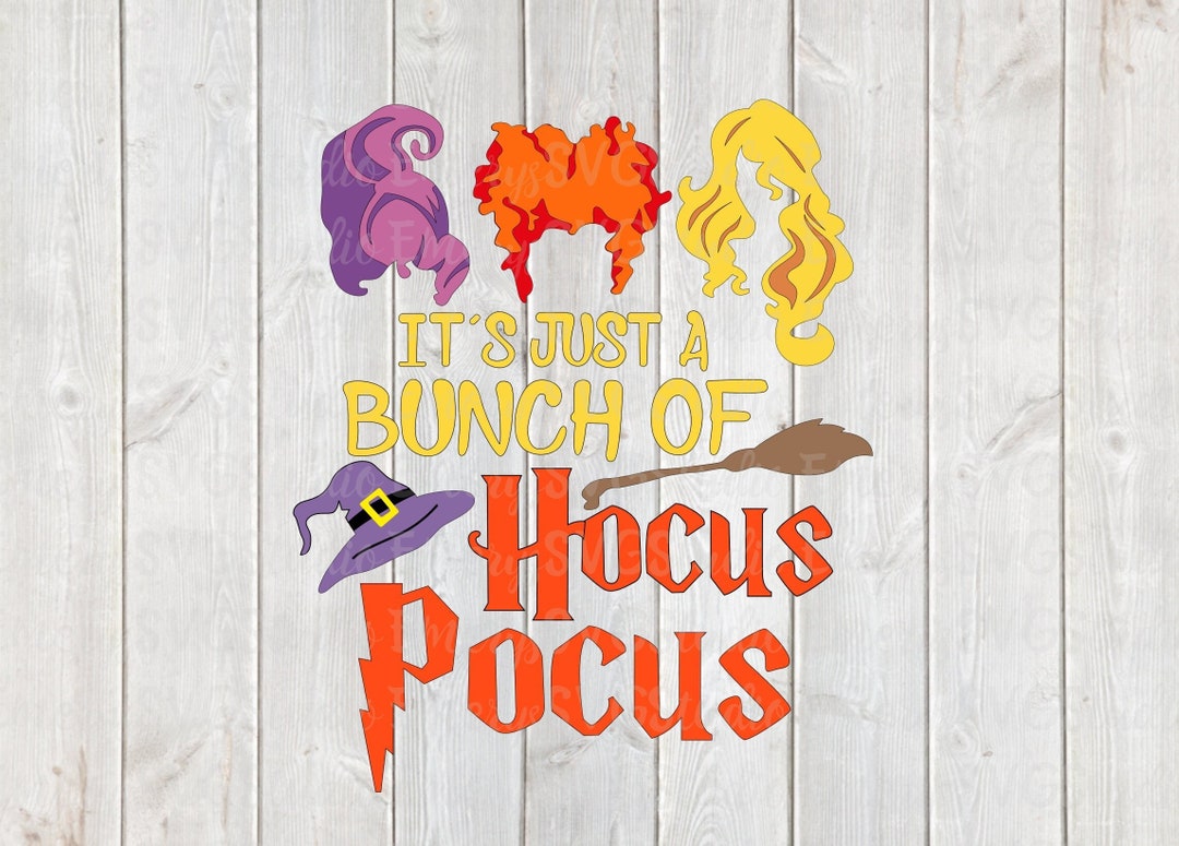 SVG PNG PDF File for Hocus Focus - Etsy