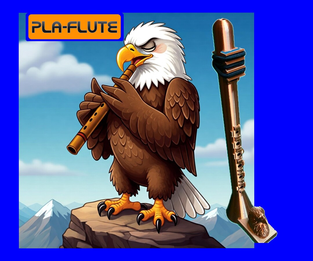 Pla-flute F Minor Gold Plastic Eagle Head Native American Flute - Etsy