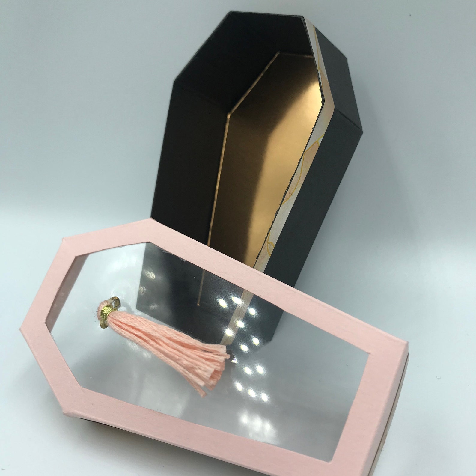 Tasseled Paper Coffin - Etsy