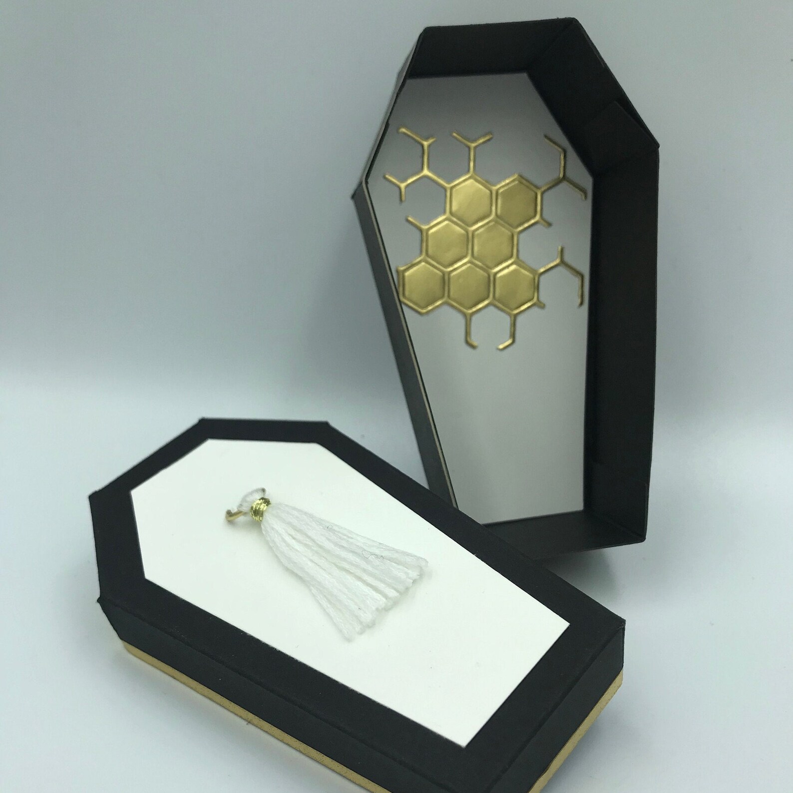 Tasseled Paper Coffin - Etsy