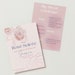 Rosé Soirée Bachelorette Invitation Itinerary - Etsy
