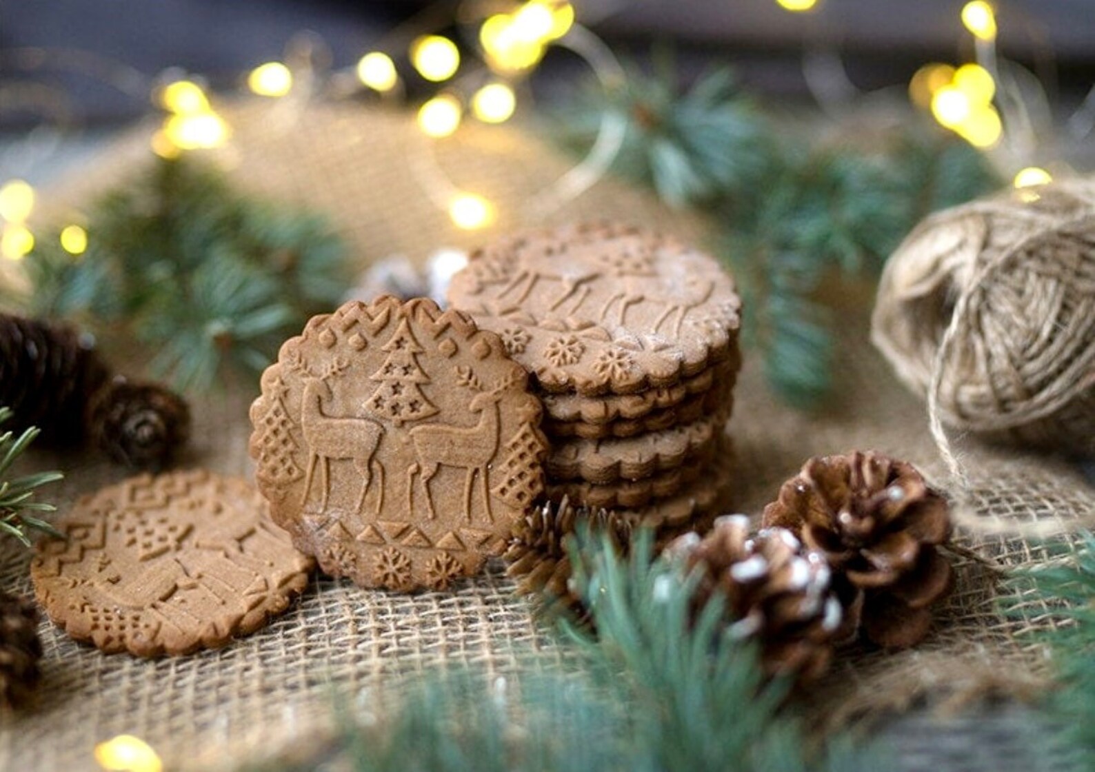 NEW Christmas Rolling Pin - Baking Gift for Bakers - Handmade Laser ...