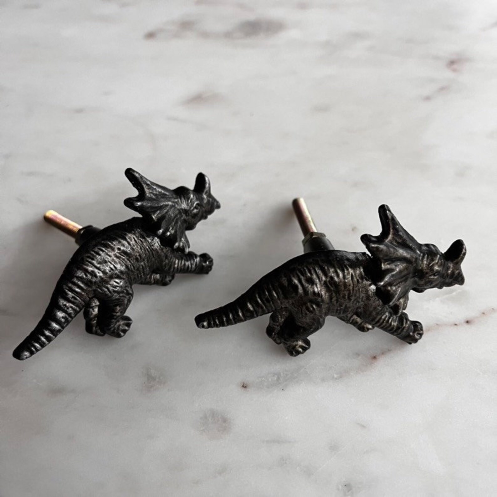 Dinosaur Knob Teiceratops Brachiosaurus Drawer Pull Kids - Etsy