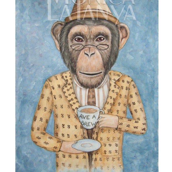 Pg Tips Monkey - Etsy