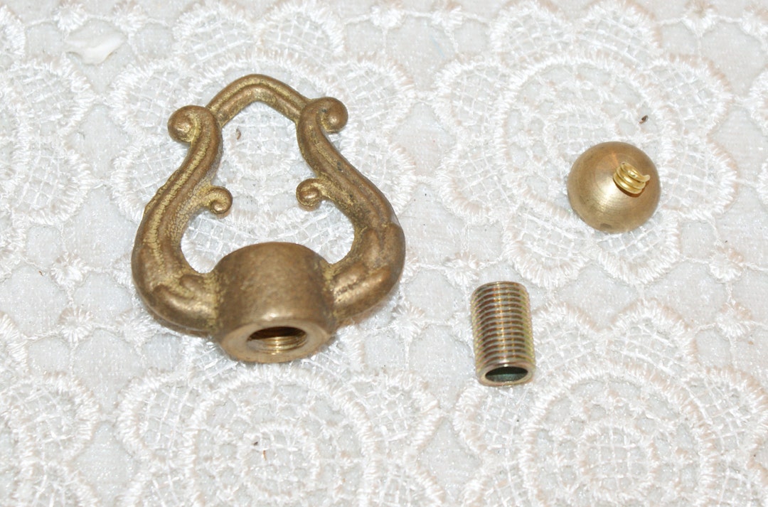 Raw Brass Loop Set for Hanging Fixtures, Wind Chimes and Sun Catchers ...