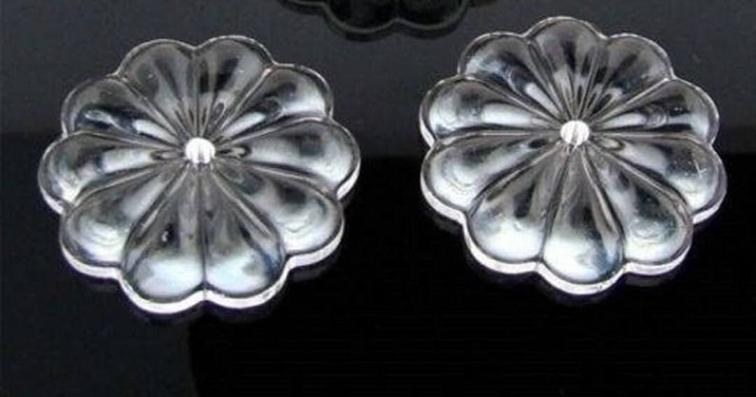Lot of 20-10-5 Pieces Swarovski Crystal Clear Rosettes - Component ...