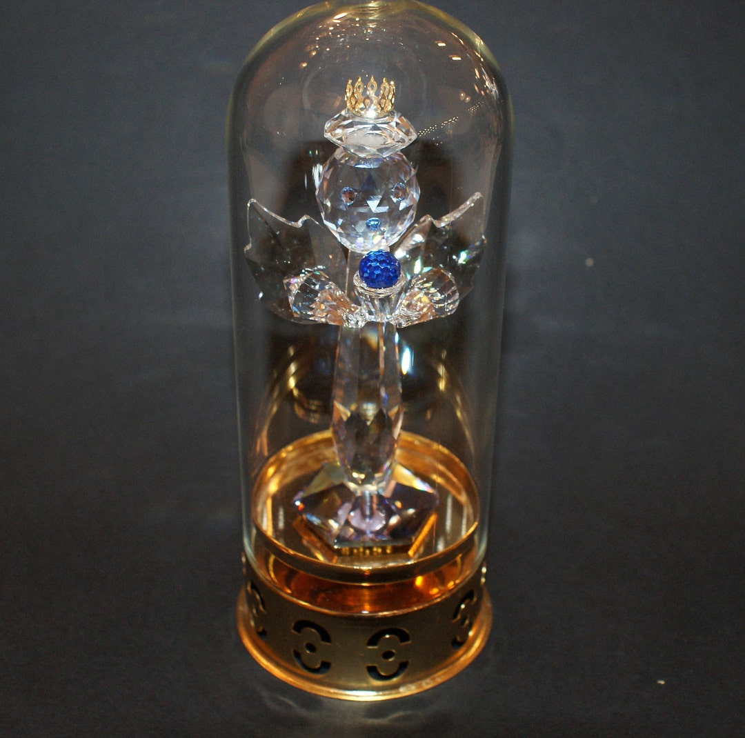 Crystal Christmas Angel With Glass Bell, Large 57 X 145 Mm Swarovski ...