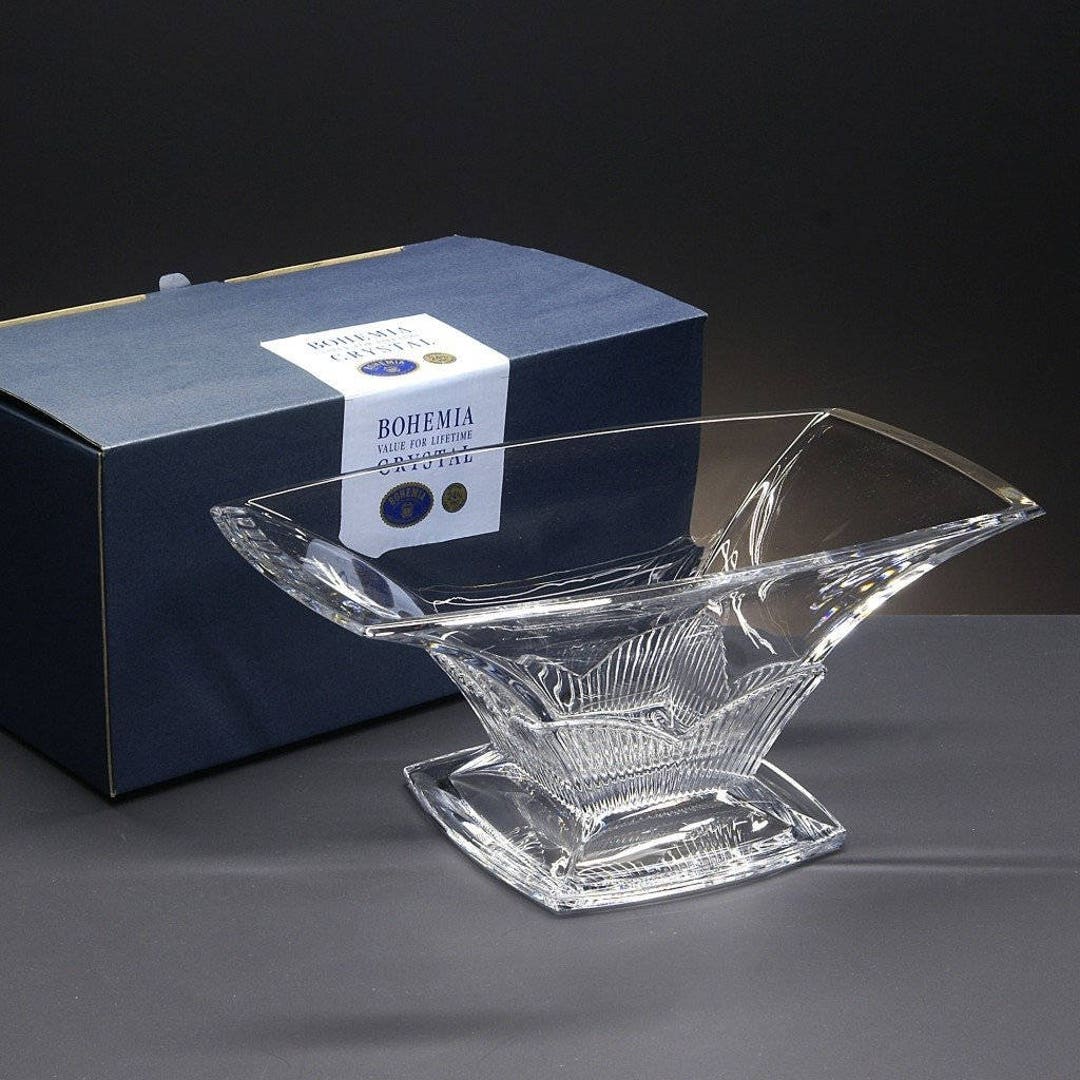 Clematis Centerpiece Backsplash in Original Bohemia Crystal 20.5 Cm ...