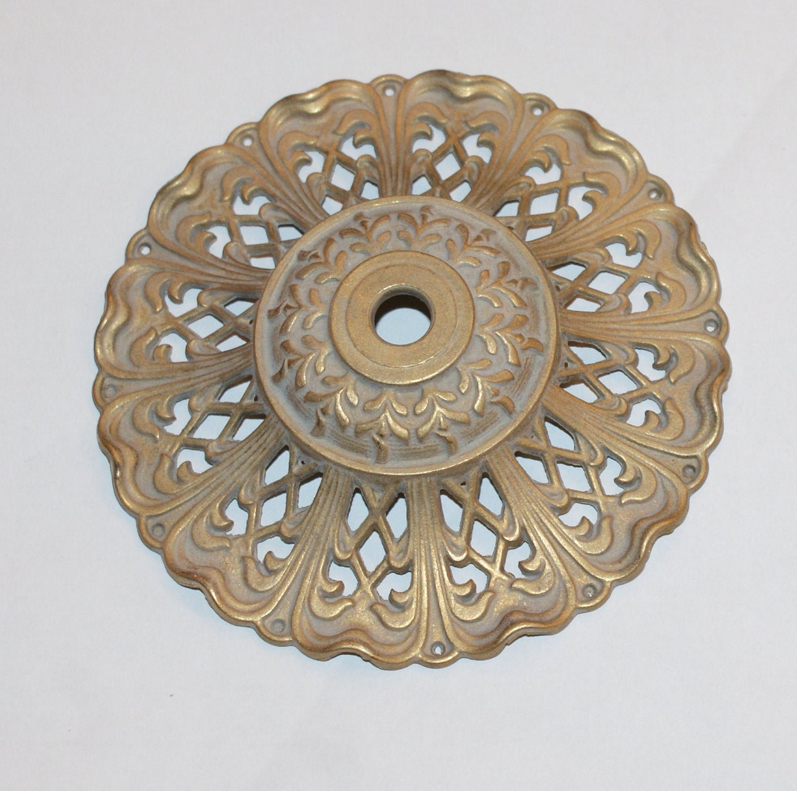 1 Uds. Big Brass Bobeshe Brass Bobeche Bobesche Traforo - Etsy España