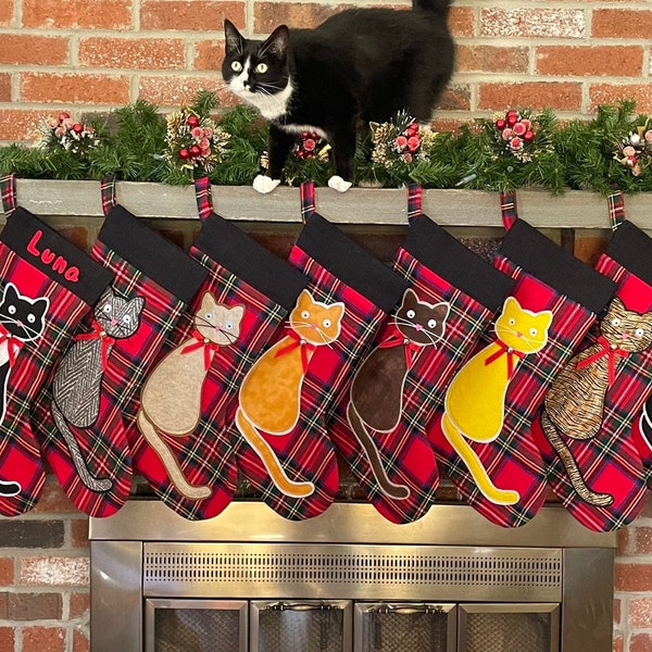 Cat Stocking - Etsy