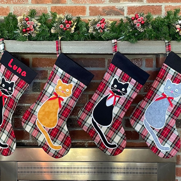 Cat Stocking - Etsy
