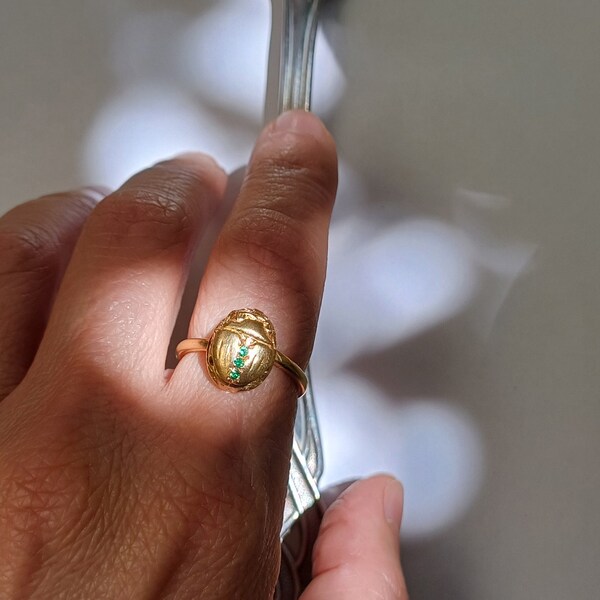 Scarab Ring - Etsy
