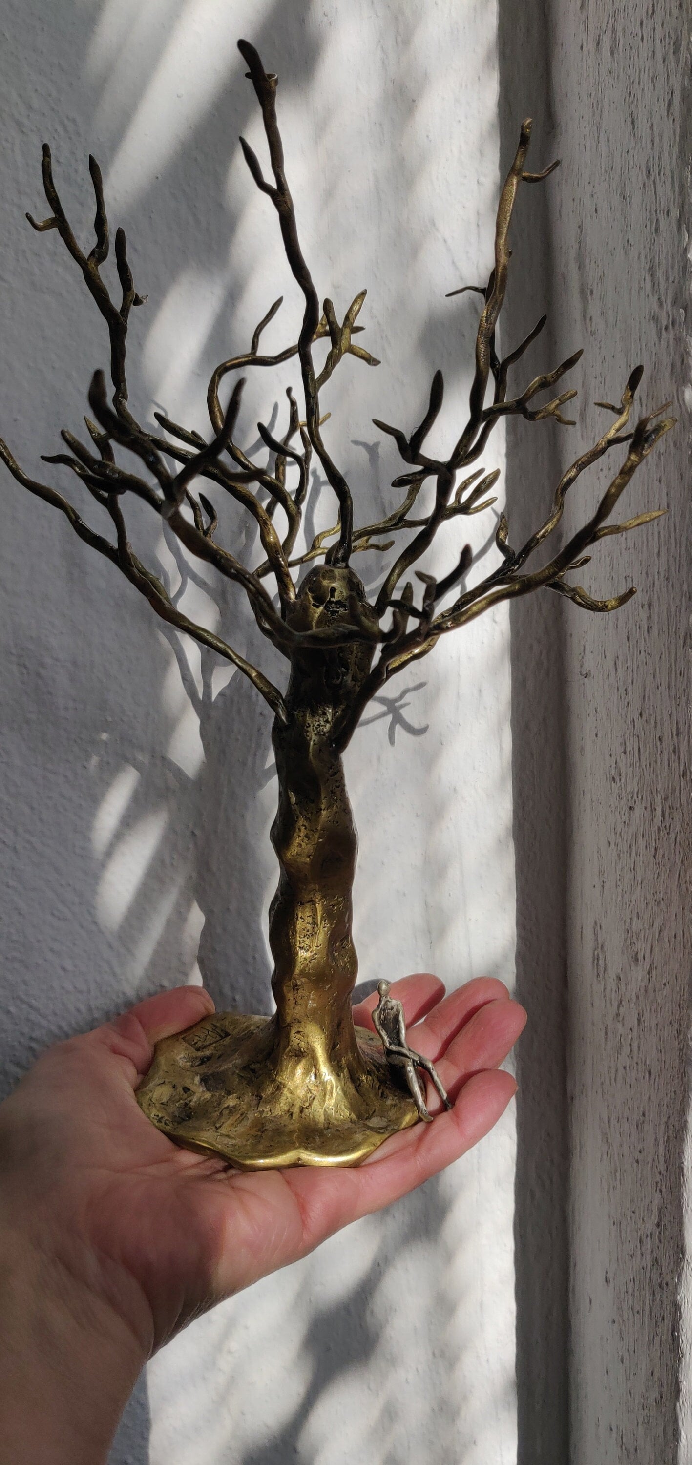Bronze Tree of Life Sculpture, Meditation Art Object - Etsy
