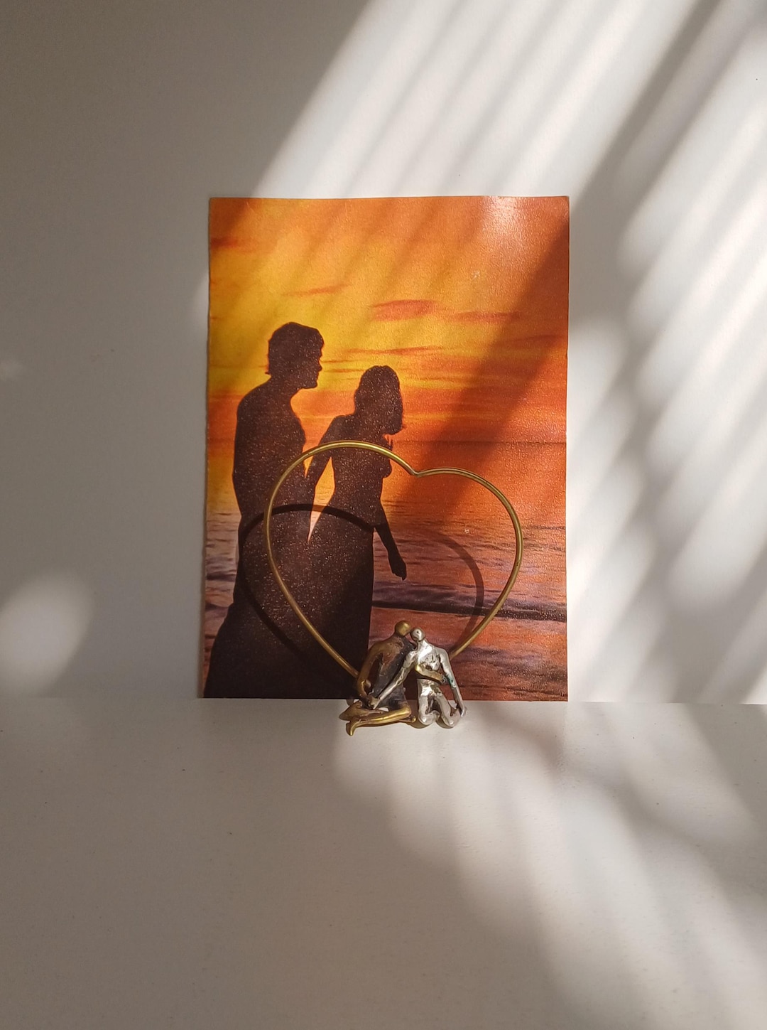 Lovely Couple, in Love Couple, Valentine's Art Gift Idea, Art Object ...