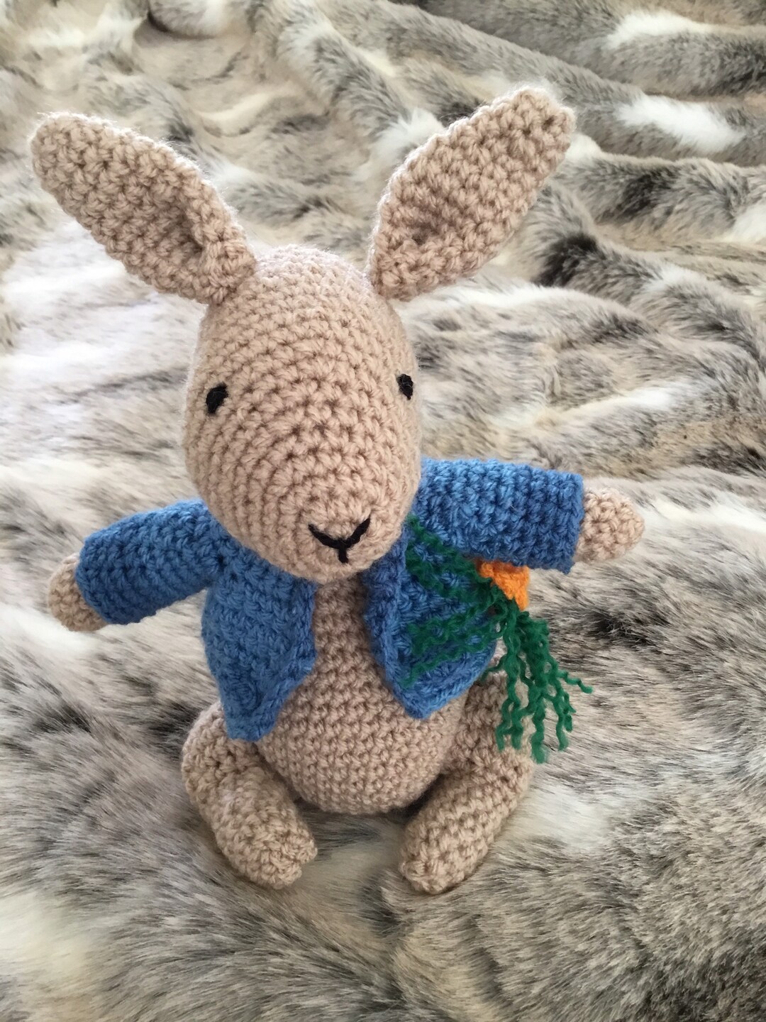 Peter Rabbit Handmade Crochet Toy - Etsy