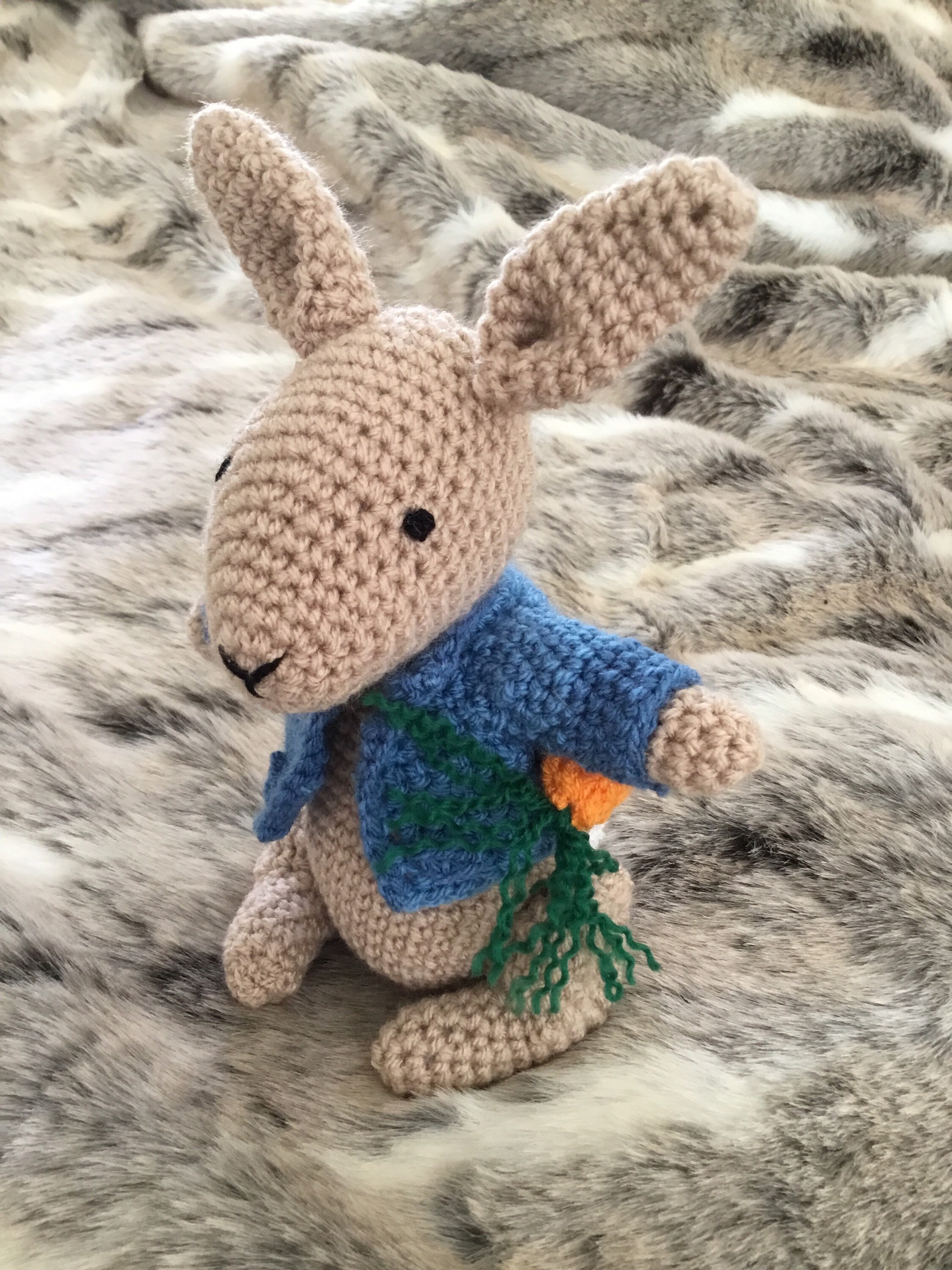 Peter Rabbit Handmade Crochet Toy - Etsy