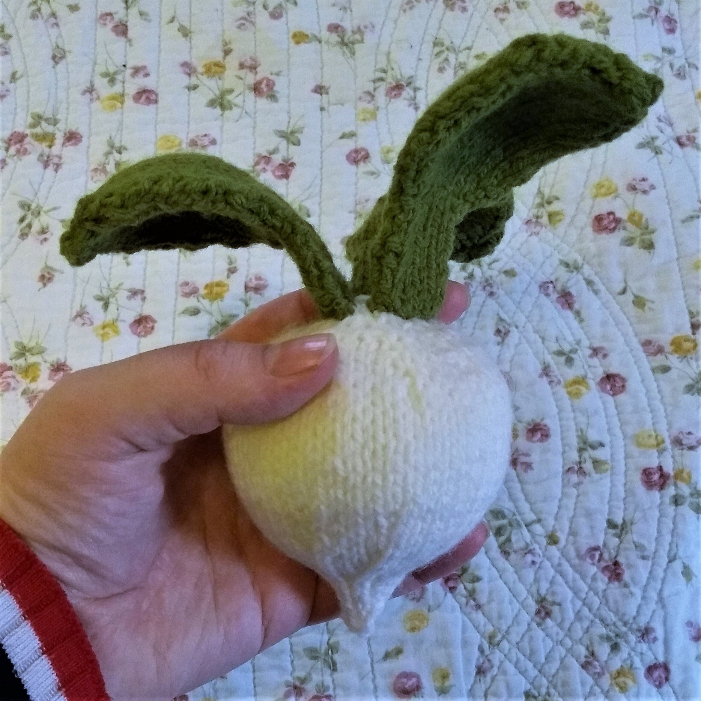 White Turnip Knitting Pattern - Etsy