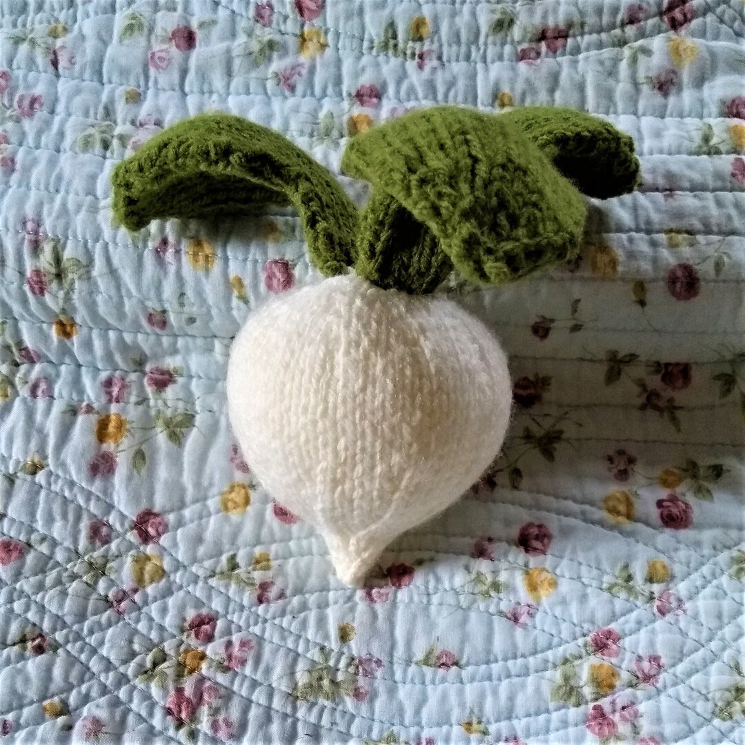 White Turnip Knitting Pattern - Etsy