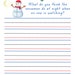 15 Winter and Christmas Writing Prompts With Beginner Lined Paper - Etsy