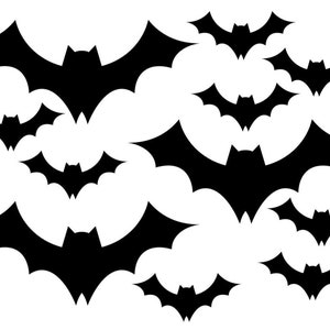 Printable "bat " Sheets - 3 Sheets & 6 Different Sizes - Etsy