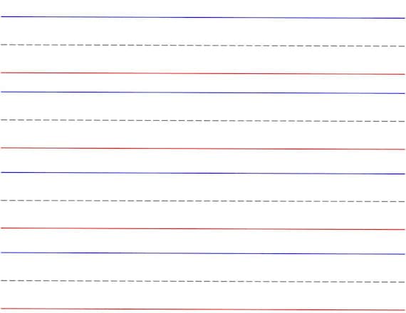 Fundations Lined Paper Printable