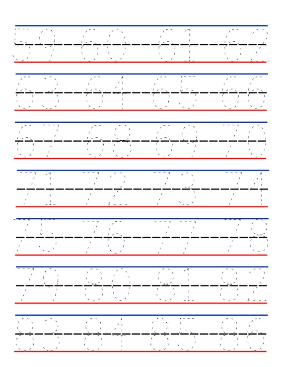 Dotted Line For Writing Practice