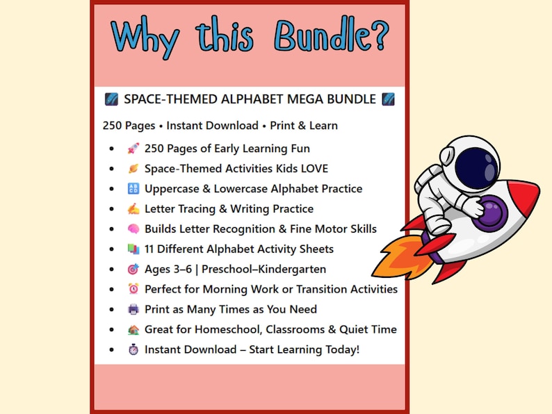 Alphabet Tracing Worksheets Bundle | 250 Page Printable ABC Activities ...