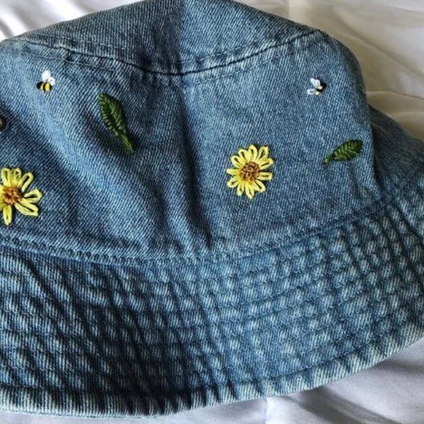 Denim Bucket Hat - Etsy