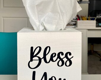 Bless You Tissue Box - Etsy