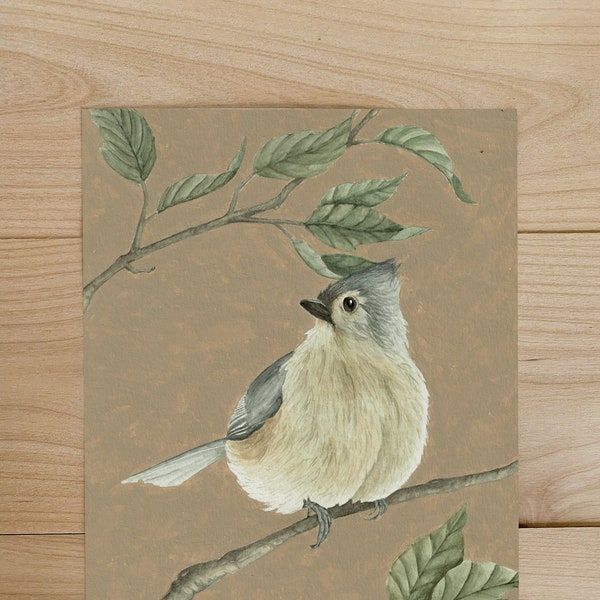 Tufted Titmouse - Etsy
