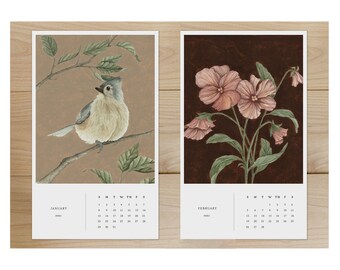 2023 Birds Wall Calendar - Etsy